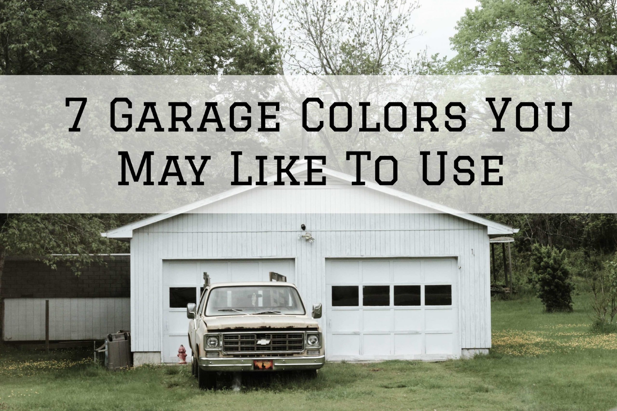 7 Garage Colors You May Like To Use in Denver Metro, CO - Imhoff ...